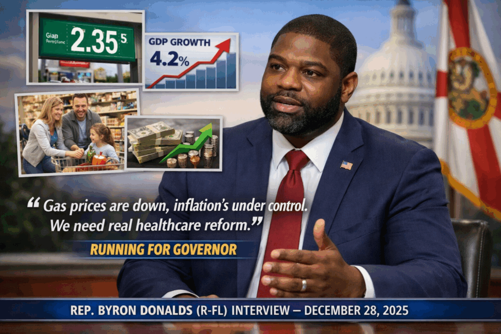 Donalds: “Gas Prices Down, Inflation Controlled”—Rep. Byron Donalds ...